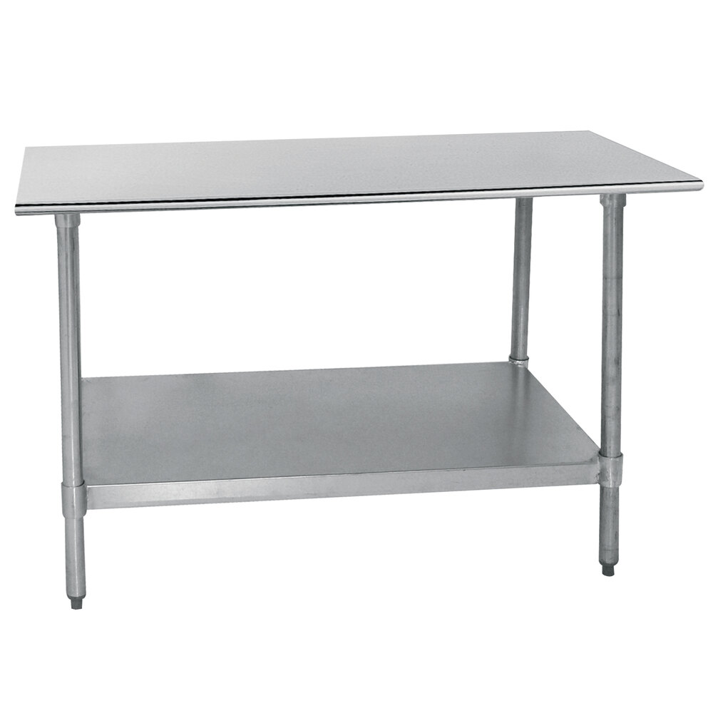 Advance Tabco TT-244-X 24" x 48" 18 Gauge Stainless Steel Work Table ...
