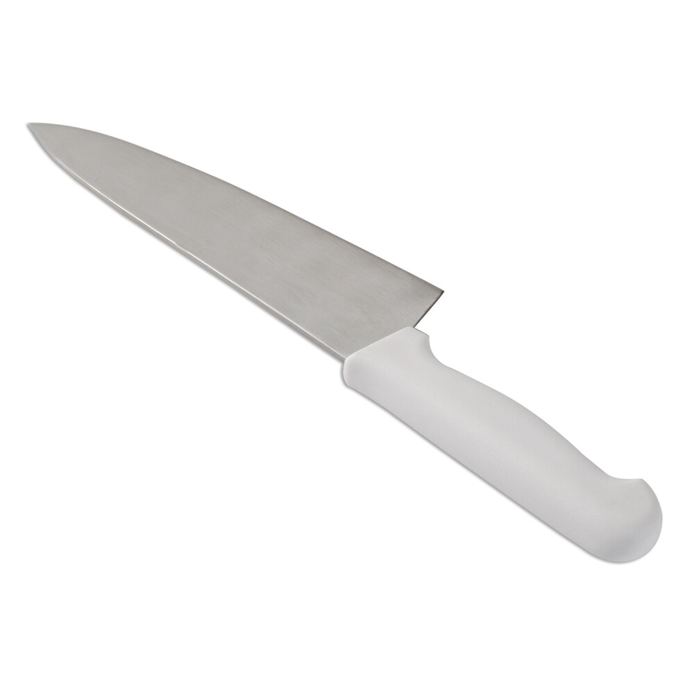 10" White Handle Chef Knife
