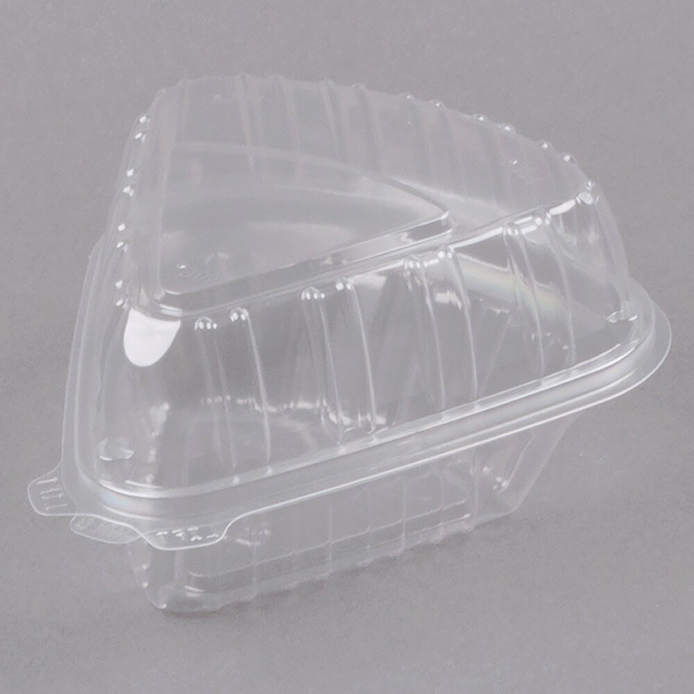 Dart Clearseal Hinged Slice Container (5")