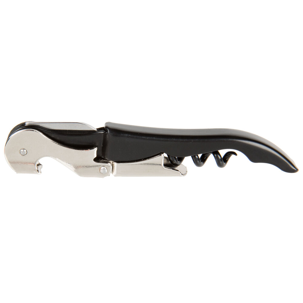 Pulltap's Original Customizable Waiter's Corkscrew with Black Handle ...