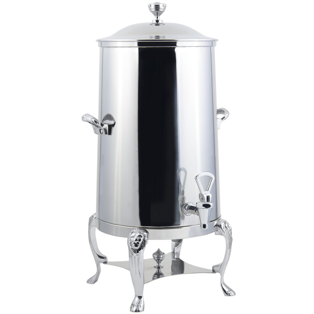 Bon Chef 48003-1C Lion 3 Gallon Insulated Stainless Steel Coffee Chafer ...