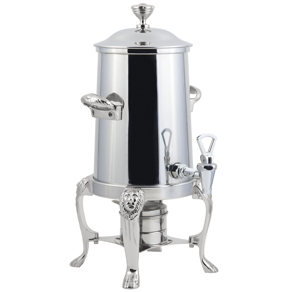 Bon Chef 48105-1C Lion 5.5 Gallon Stainless Steel Coffee Chafer Urn ...