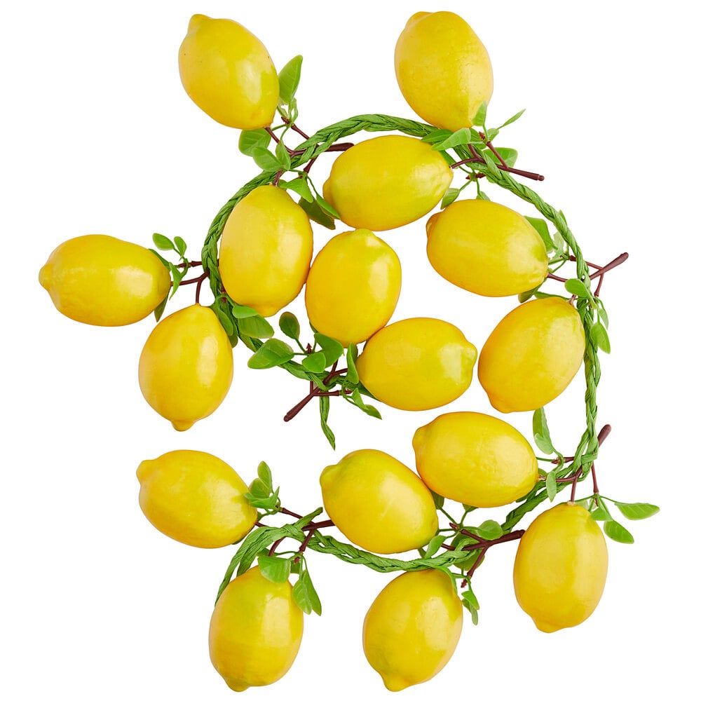Decorative Lemons on a 34" Rope