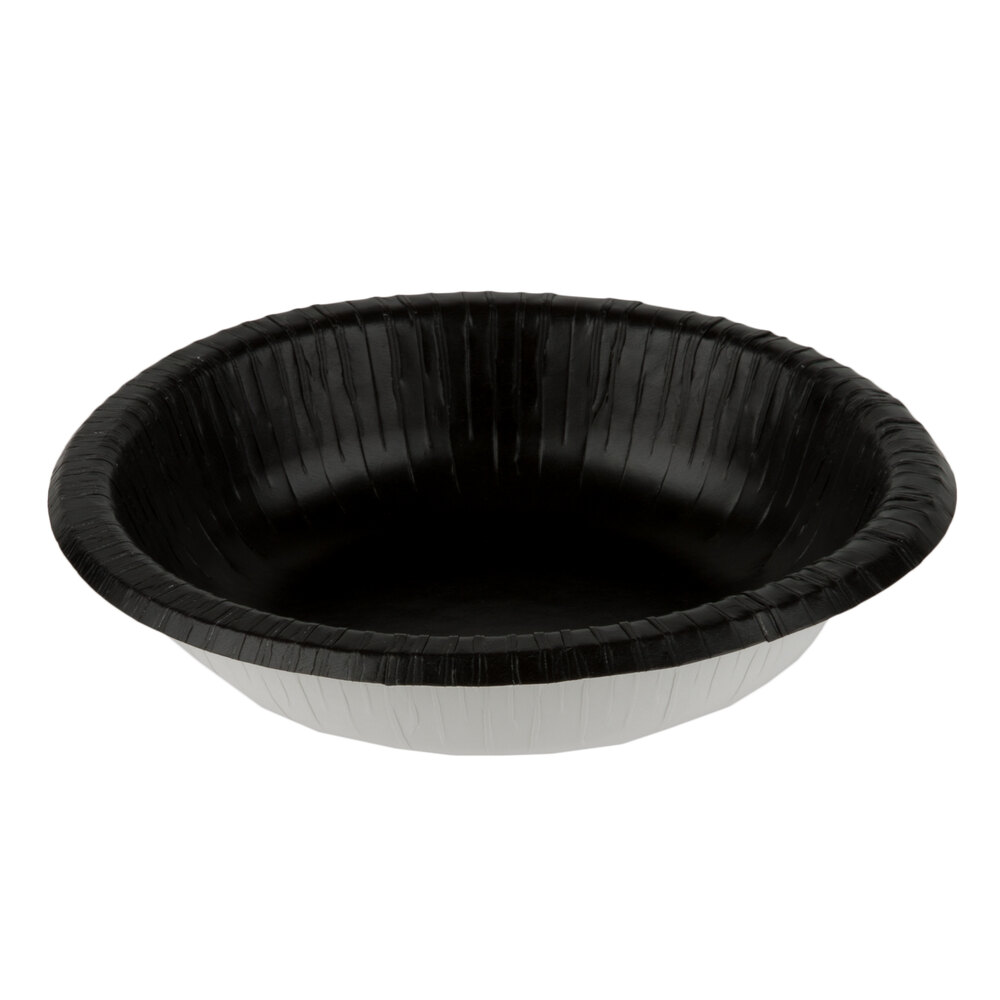 Creative Converting 173260 20 oz. Black Velvet Paper Bowl - 20/Pack
