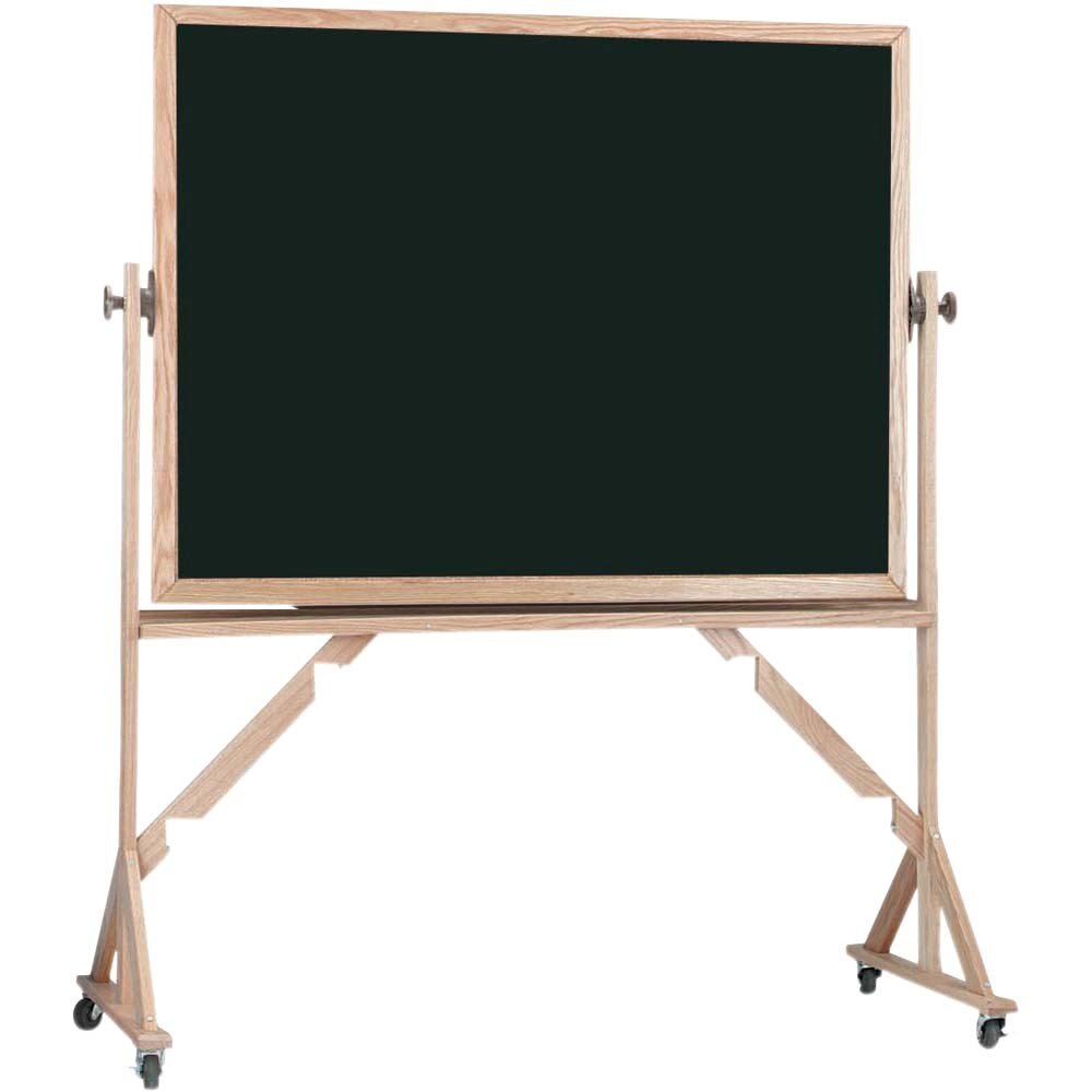 Aarco RC3648B 36" x 48" Reversible Free Standing Black Composition ...