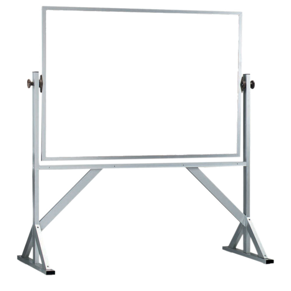 Aarco WRBC4872 48" x 72" Reversible Free Standing White Melamine ...