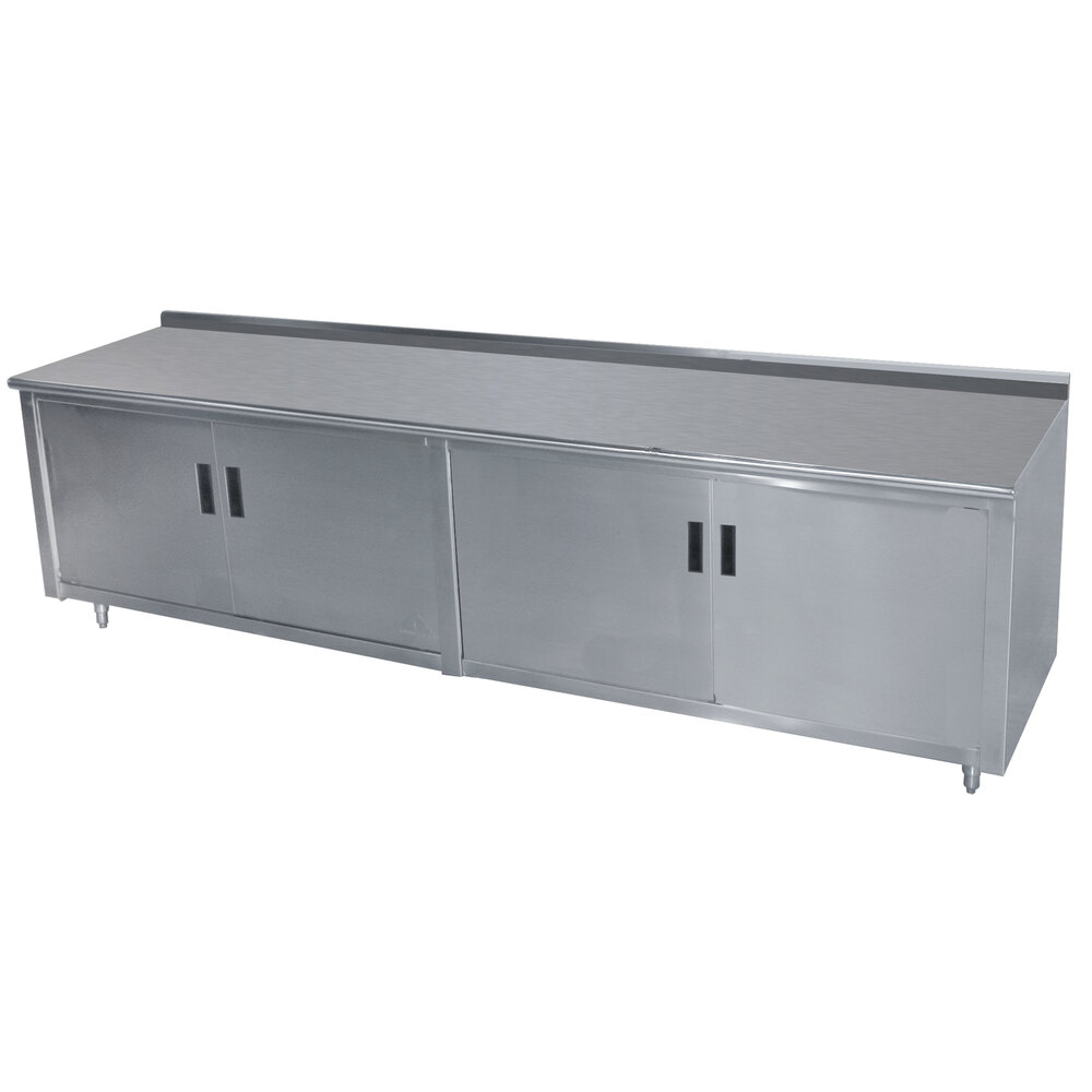 Advance Tabco HF-SS-246 24" x 72" 14 Gauge Enclosed Base Stainless ...