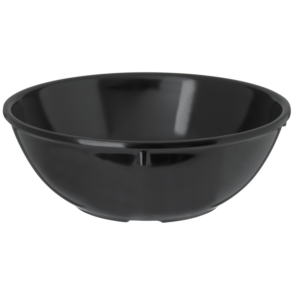 Carlisle 4352103 Dallas Ware 14 oz. Black Nappie Bowl - 48/Case