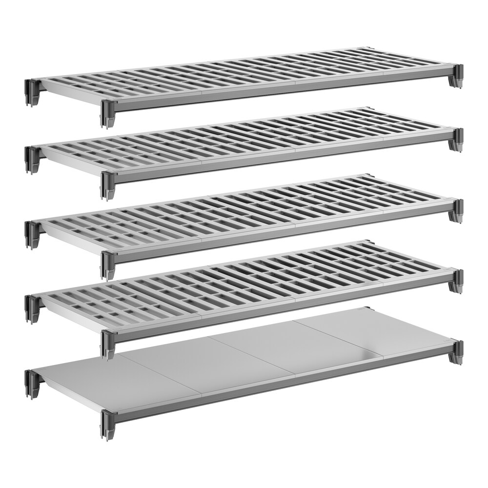 Cambro CBSK1848VS5580 Camshelving® Basics Plus 18" x 48" Shelf Kit with ...