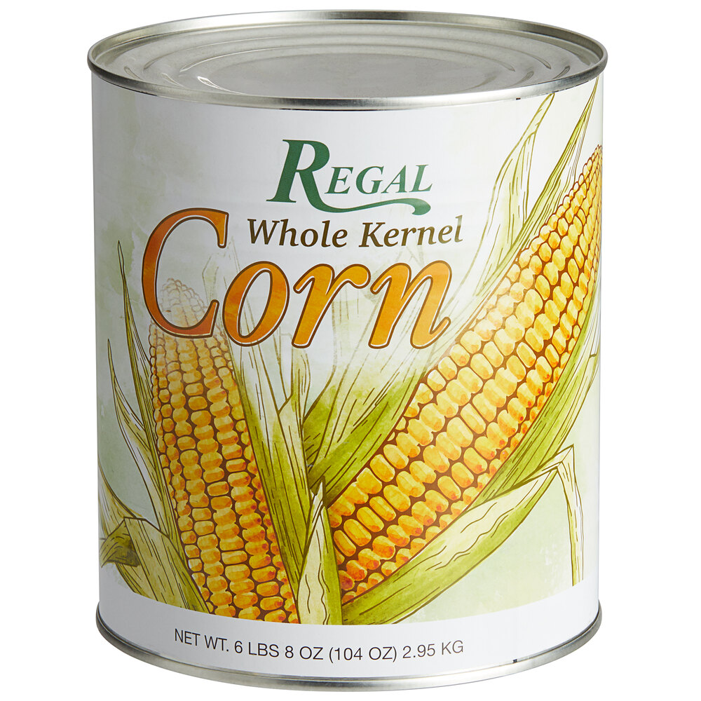 Regal Whole Kernel Sweet Corn Can (#10) - 6/Case