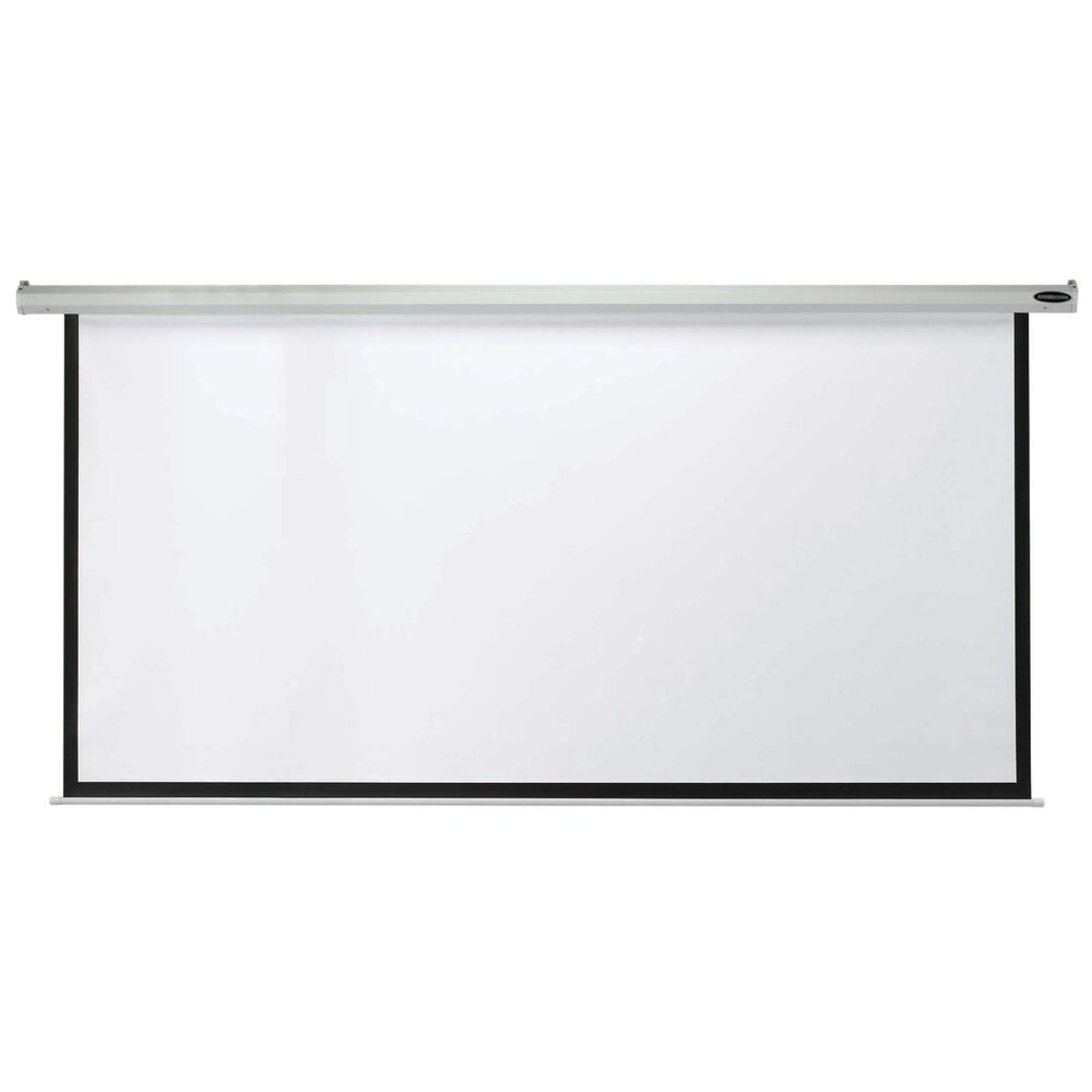 Aarco APS-84 84" x 84" Matte White Manual Wall Mounted Projection Screen