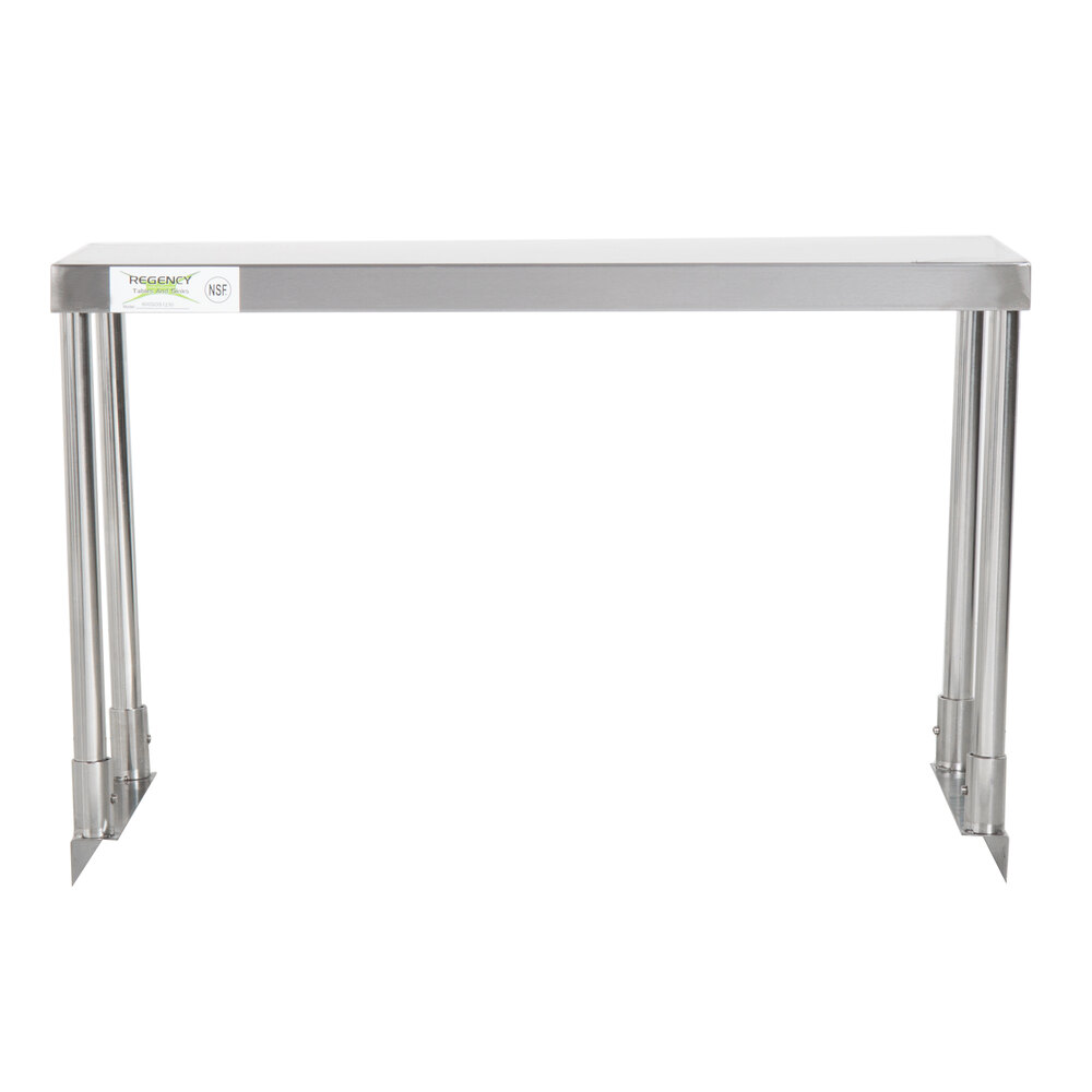 Regency Stainless Steel Single Deck Overshelf - 12" x 30" x 19 1/4"