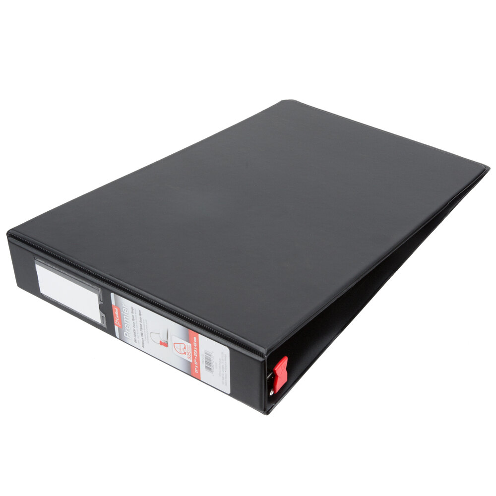 Cardinal CRD 12132 Premier Easy Open 11" x 17" Black Locking Tabloid ...