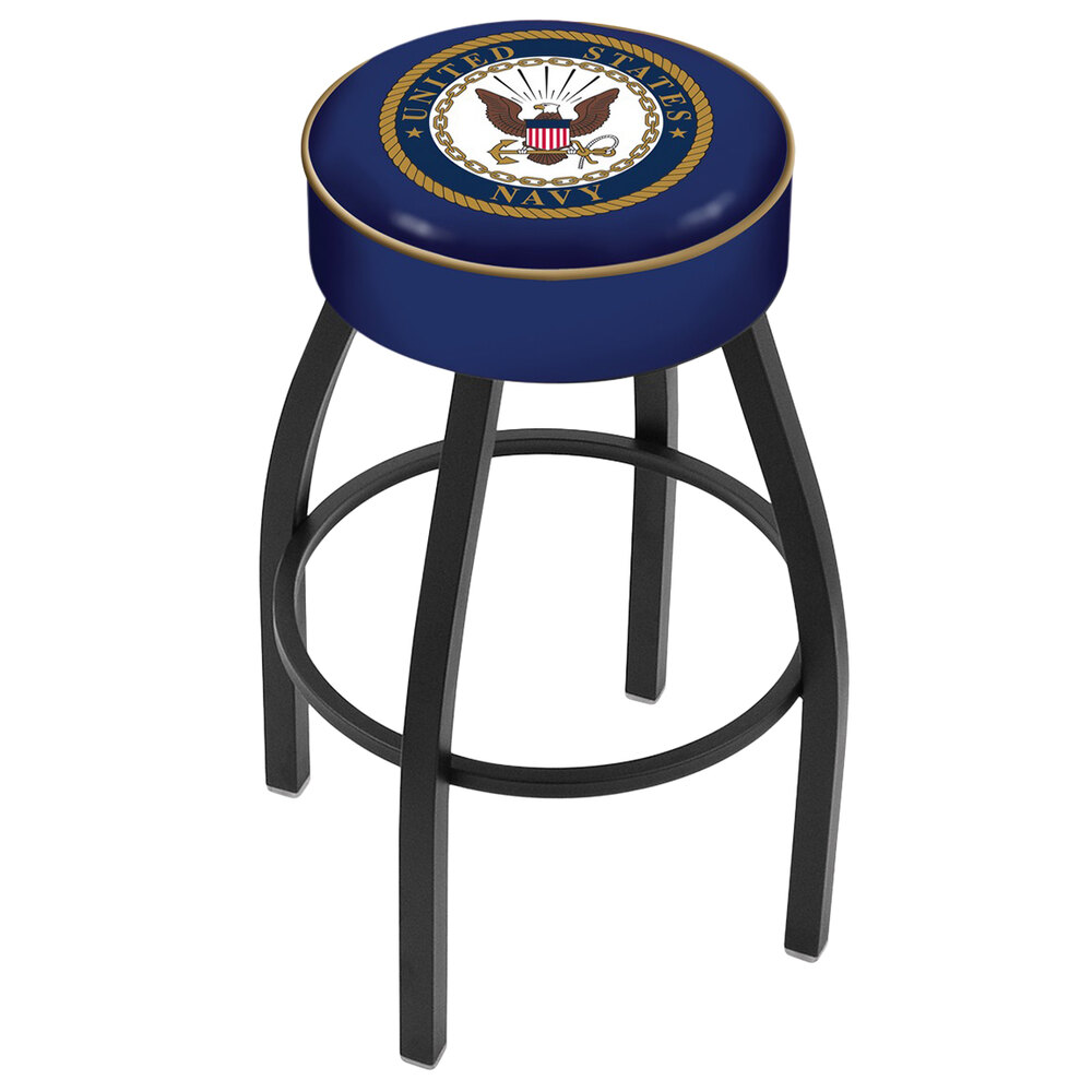 Holland Bar Stool L8B130Navy United States Navy Single Ring Swivel Bar ...