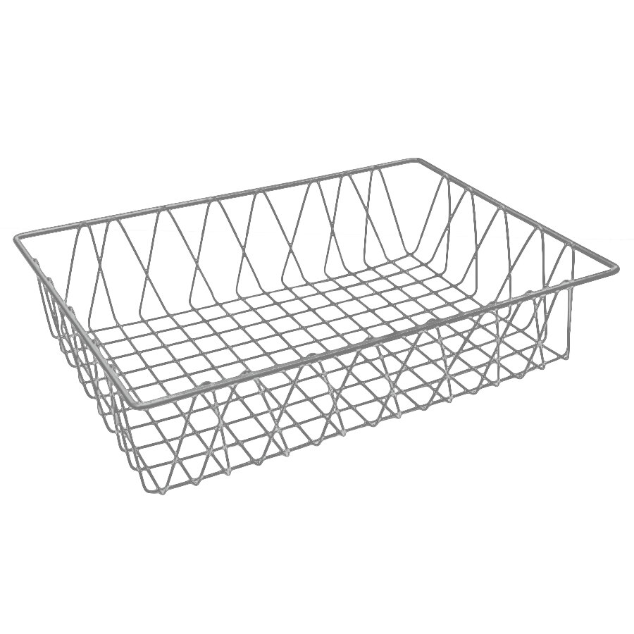 GET Silver Wire Basket 18" x 12" x 4"