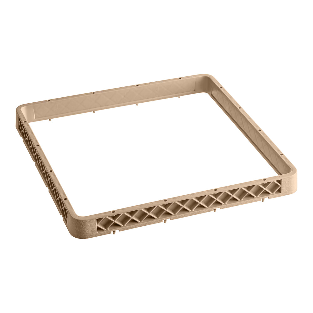 Vollrath CRA-32 Traex® Full-Size Beige Open Extender with Closed Sides