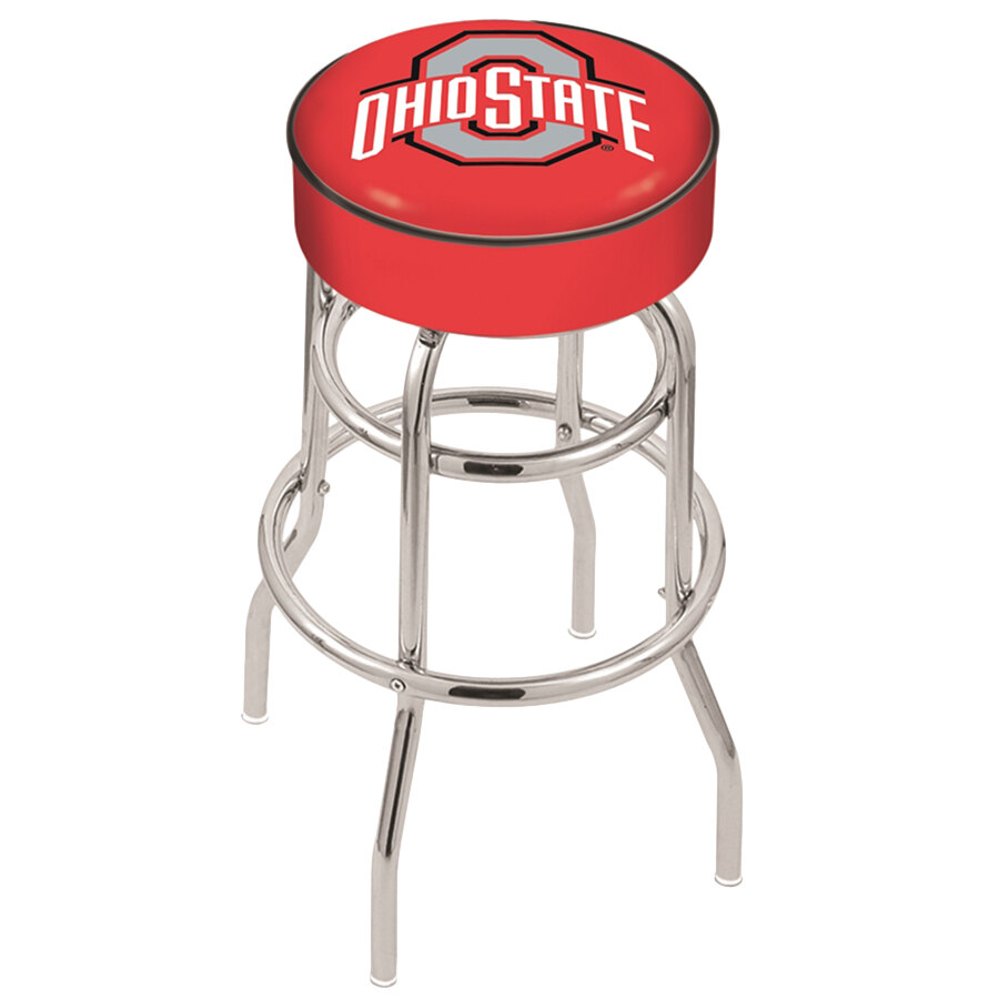 Holland Bar Stool L7C130OhioSt Ohio State University Double Ring Swivel ...