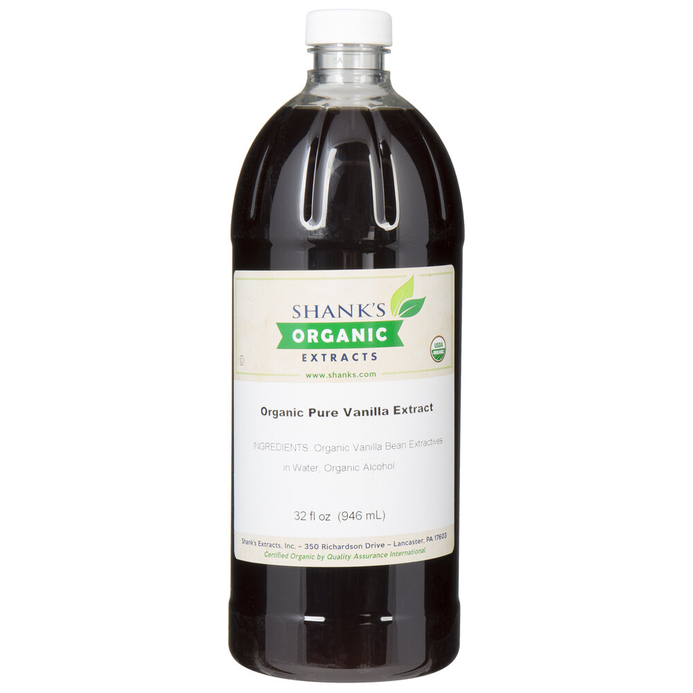 Shank's 32 fl. oz. Organic Vanilla Extract