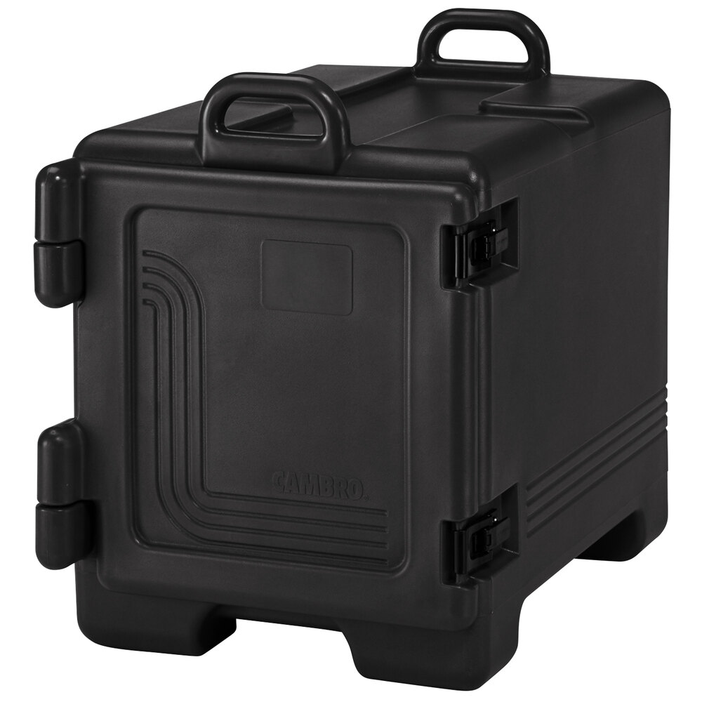 Cambro 1318CC110 Combo Carrier Black Front Loading Insulated Tray Cambro 1318CC110 Combo Carrier Black Front Loading Insulated Tray