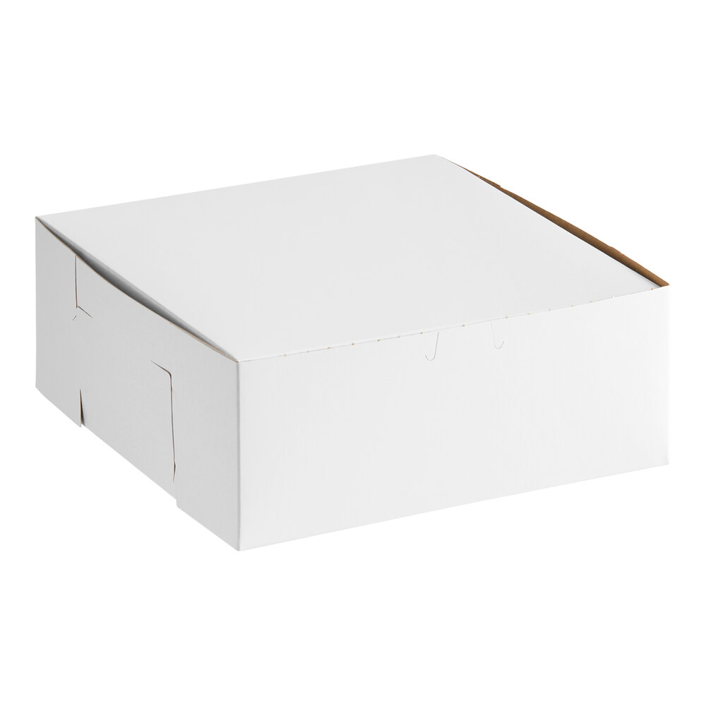 10" x 10" Cake Boxes - 100/Case | WebstaurantStore