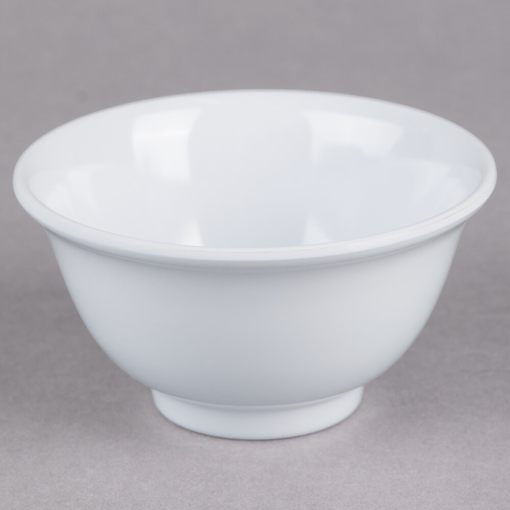 Thunder Group 3008TW Imperial 6 oz. White Melamine Rice Bowl - 12/Pack