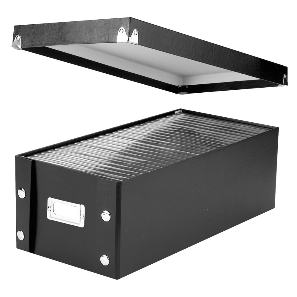 Snap N Store SNS01524 8 1 4 X 16 1 2 X 6 Black Media Storage Box snap-n-store-sns01524-8-1-4-x-16-1-2-x-6-black-media-storage-box