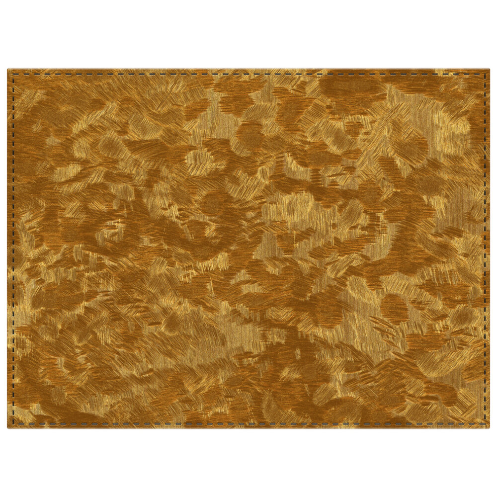 H. Risch Inc. PLACEMATDX-METFOOLSGOLD Brushed Metallic 16" x 12" Fool's ...