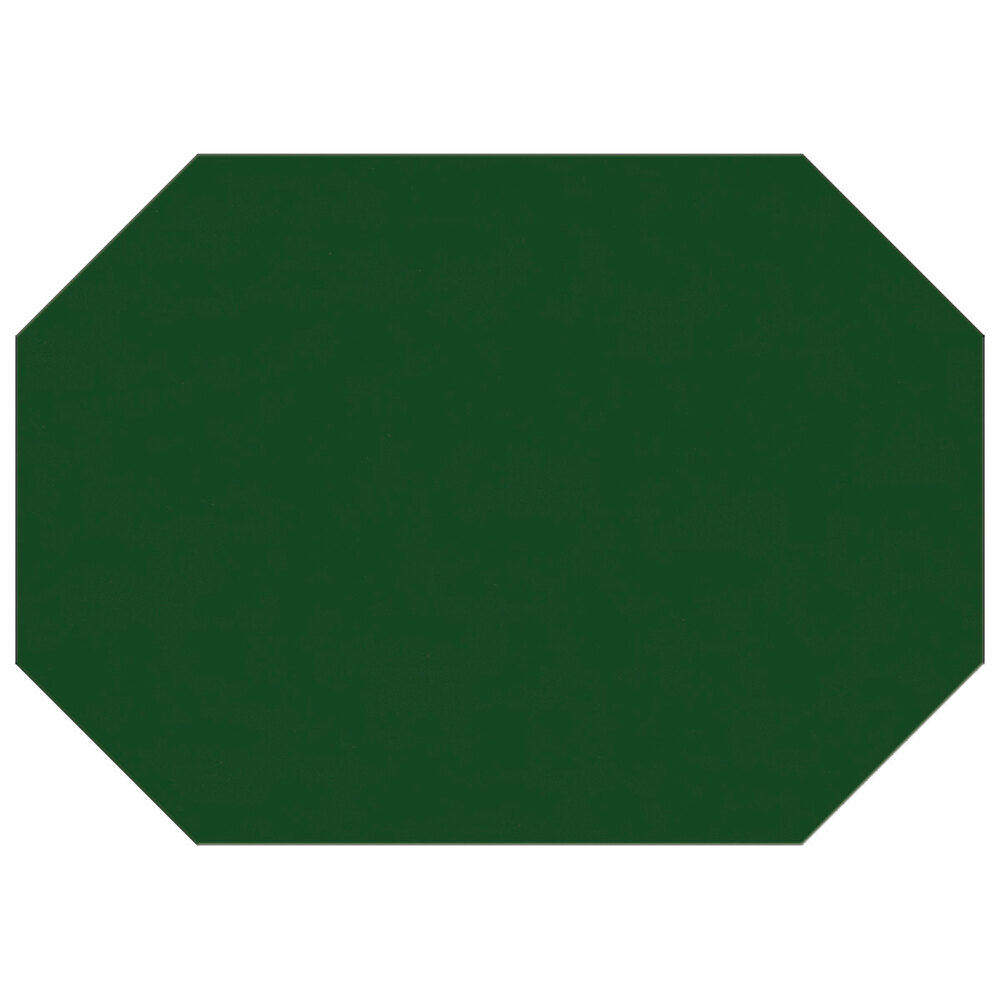 H. Risch, Inc. PLACEMATOCT16X11.375GREEN 16" x 11 3/8" Customizable ...