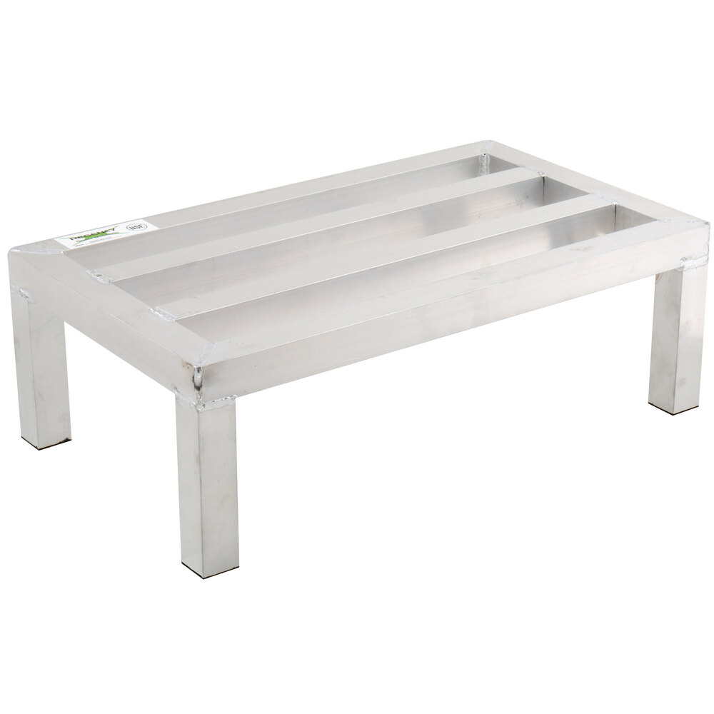 Aluminum Dunnage Rack (24" x 14" x 8") - WebstaurantStore