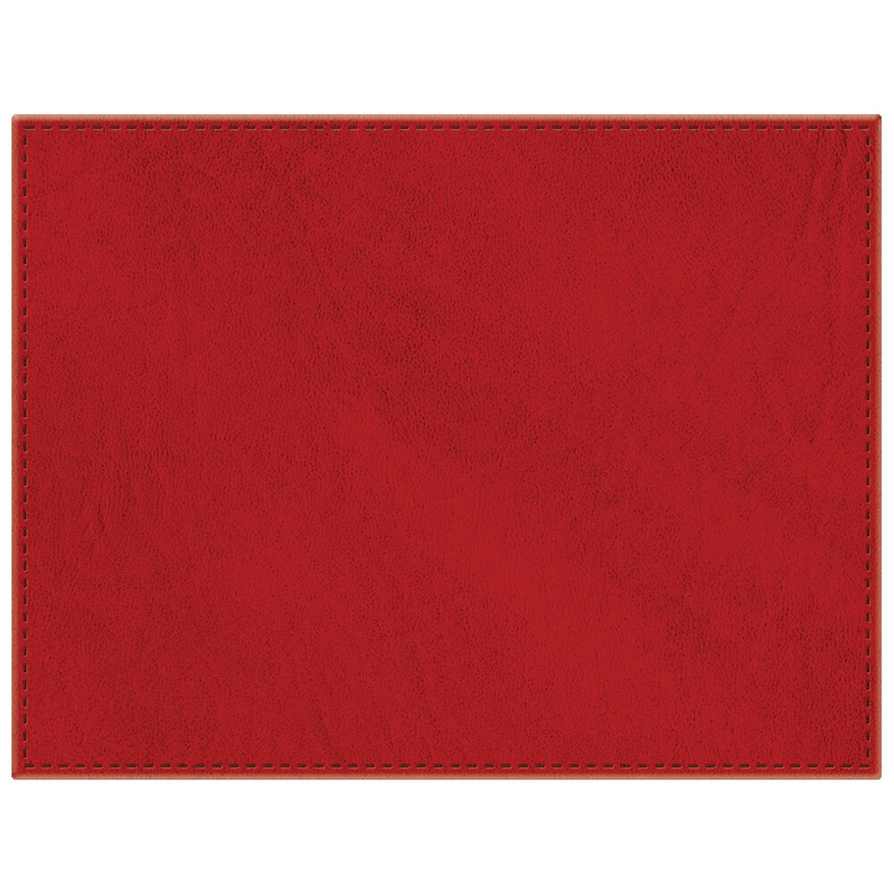 H. Risch, Inc. TABLEMAT17X13RED 17" x 13" Customizable Red Hardboard ...
