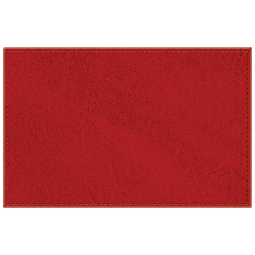H. Risch, Inc. TABLEMAT17X11RED 17" x 11" Customizable Red Hardboard ...