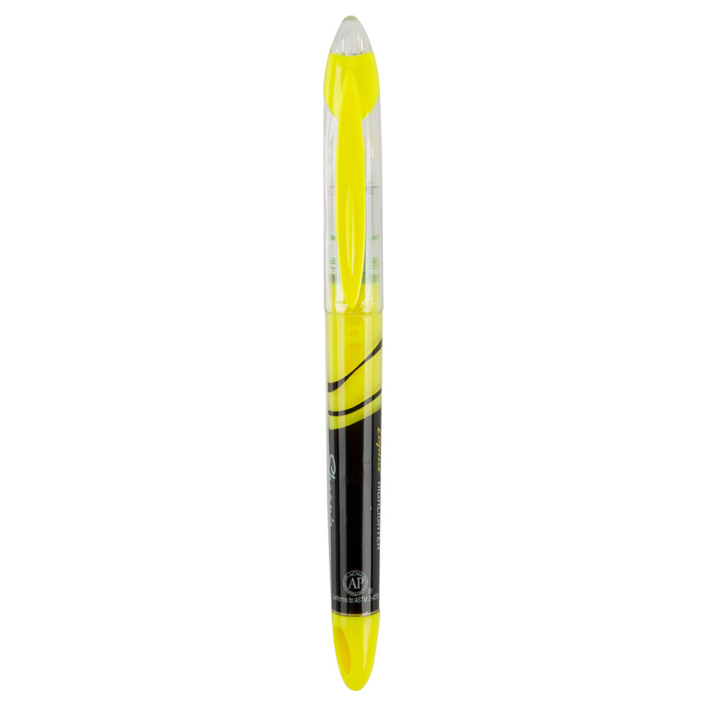 Sharpie 1754463 Accent Liquid Fluorescent Yellow Chisel Tip Pen Style ...