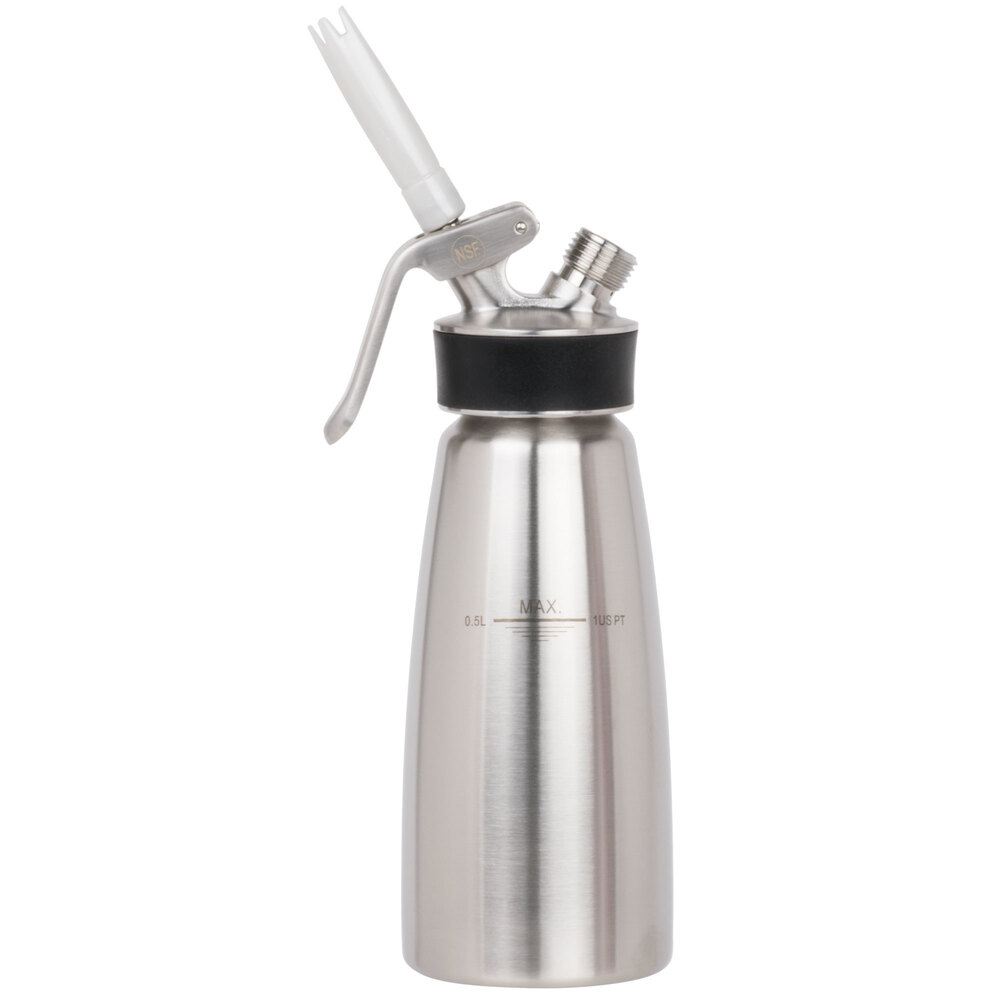 iSi 163001 Cream Profi Stainless Steel Whipped Cream Dispenser - .5 Liter