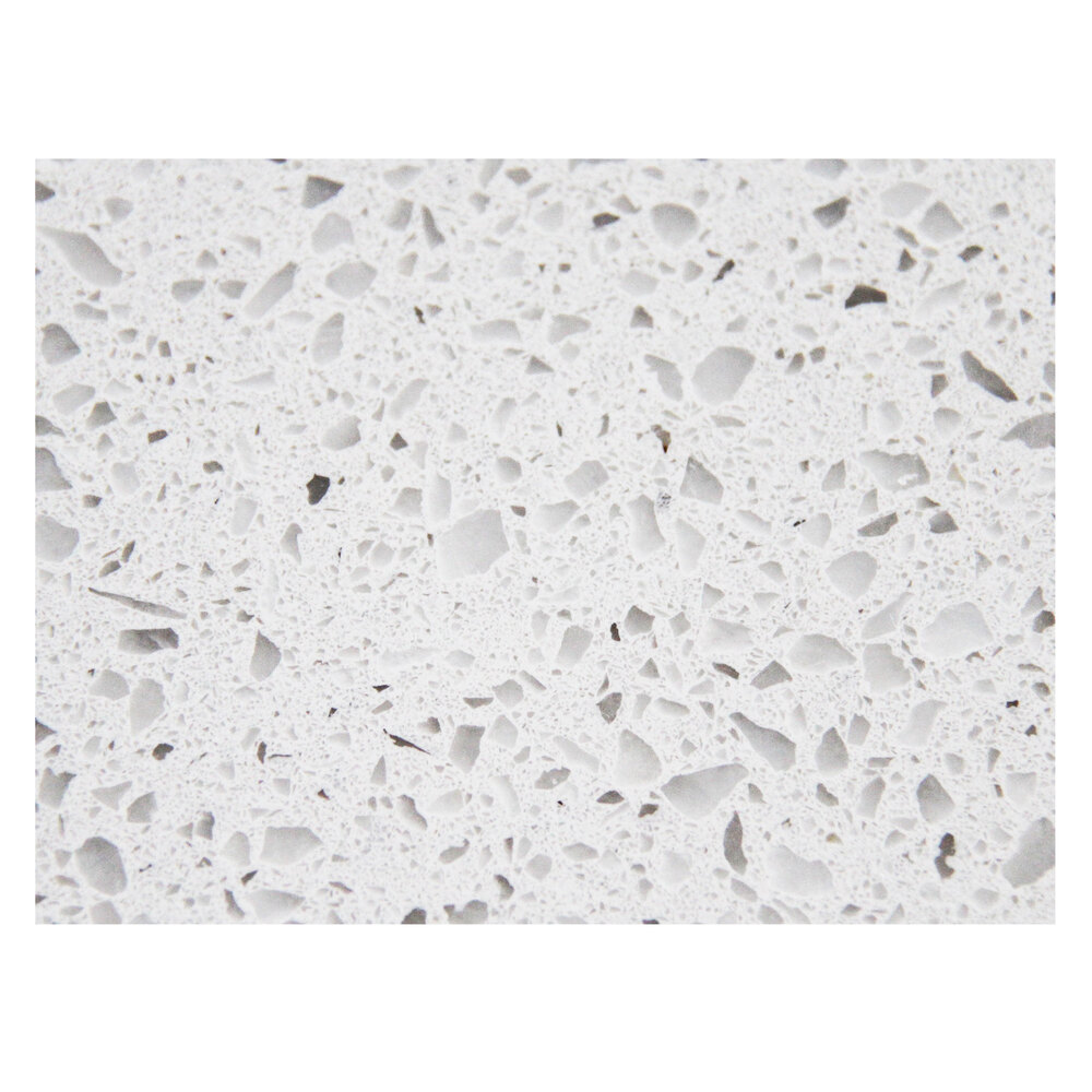 Art Marble Furniture Q403 30" x 60" Snow White Quartz Tabletop