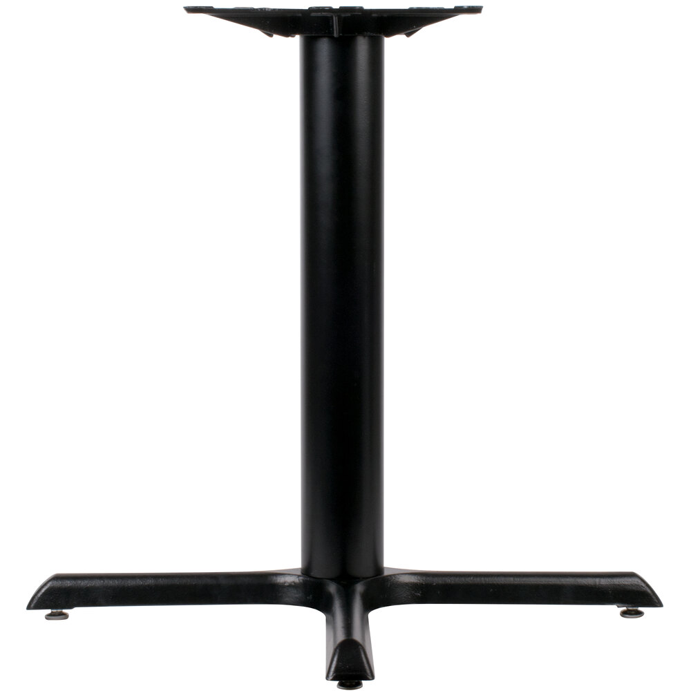 Lancaster Table & Seating Cast Iron 30" x 30" Black 4" Standard Height ...