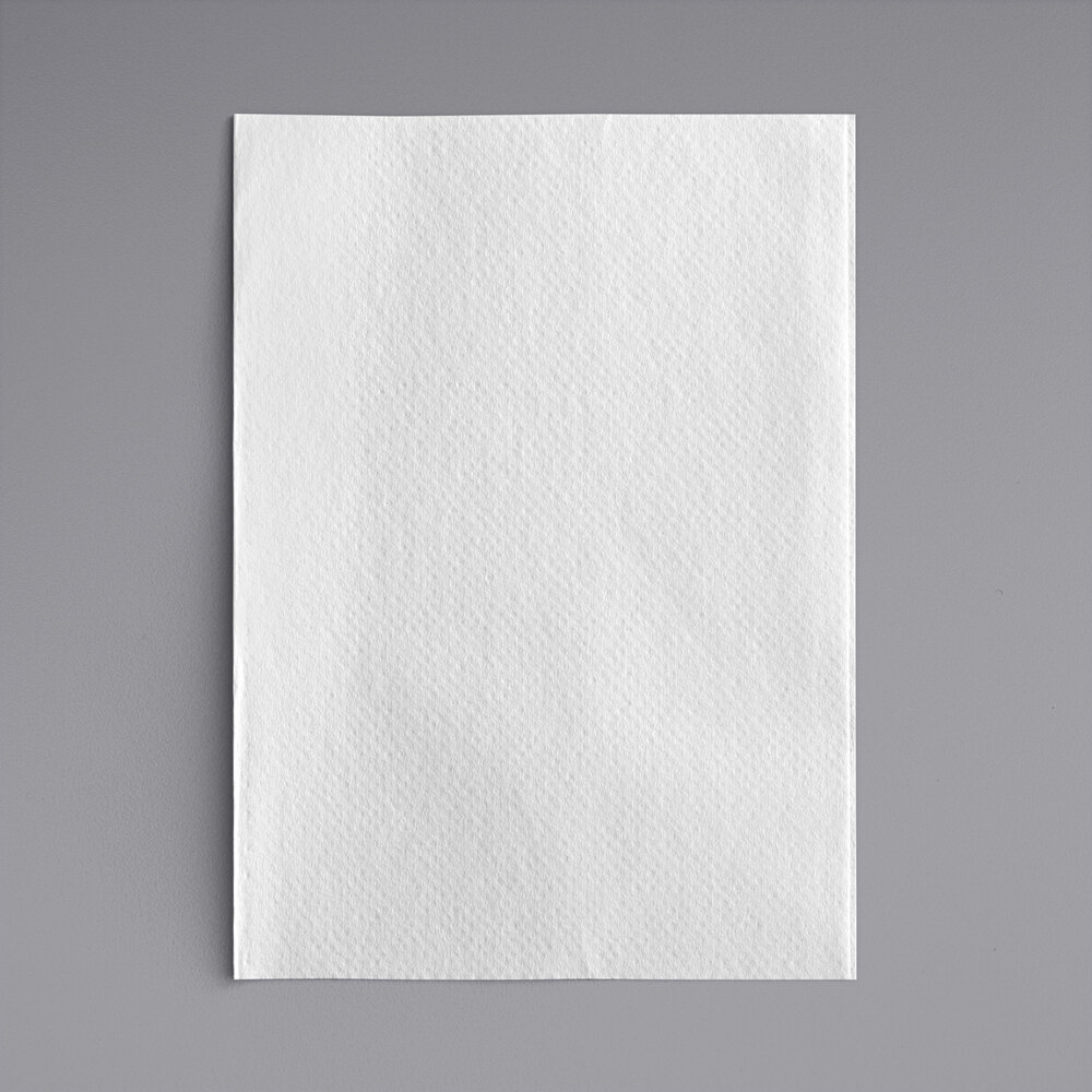 OneUp by Choice White Wide Interfold 6 1/2" x 8 1/2" Dispenser Napkin ...
