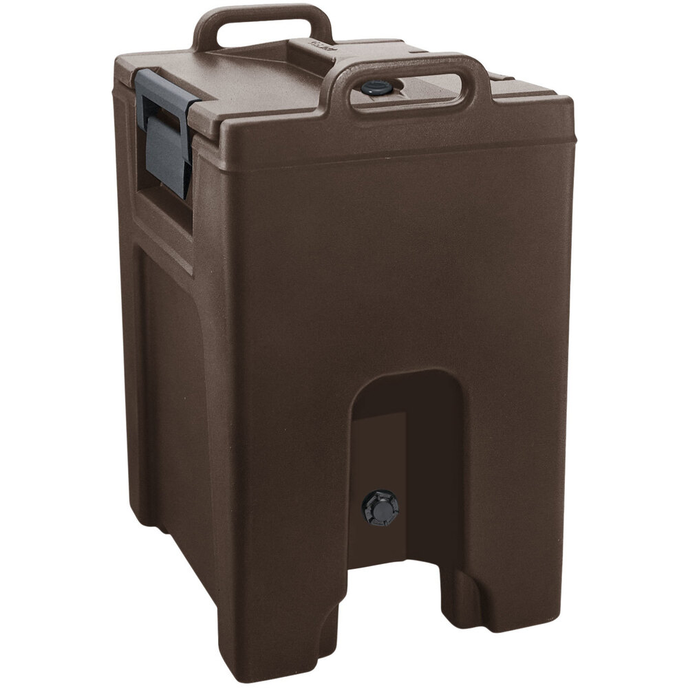 Cambro UC1000PL131 Ultra Camtainer® 10.5 Gallon Dark Brown Insulated ...