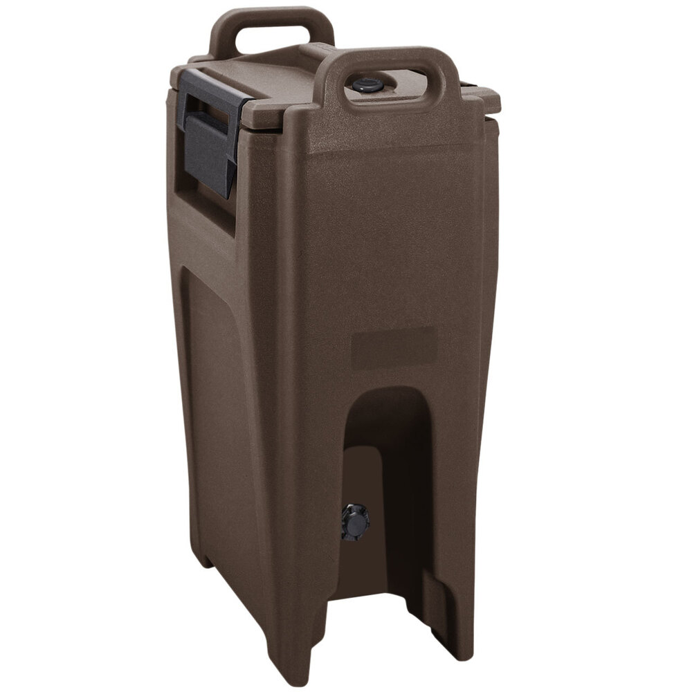Cambro UC500PL131 Ultra Camtainer® 5.25 Gallon Dark Brown Insulated ...