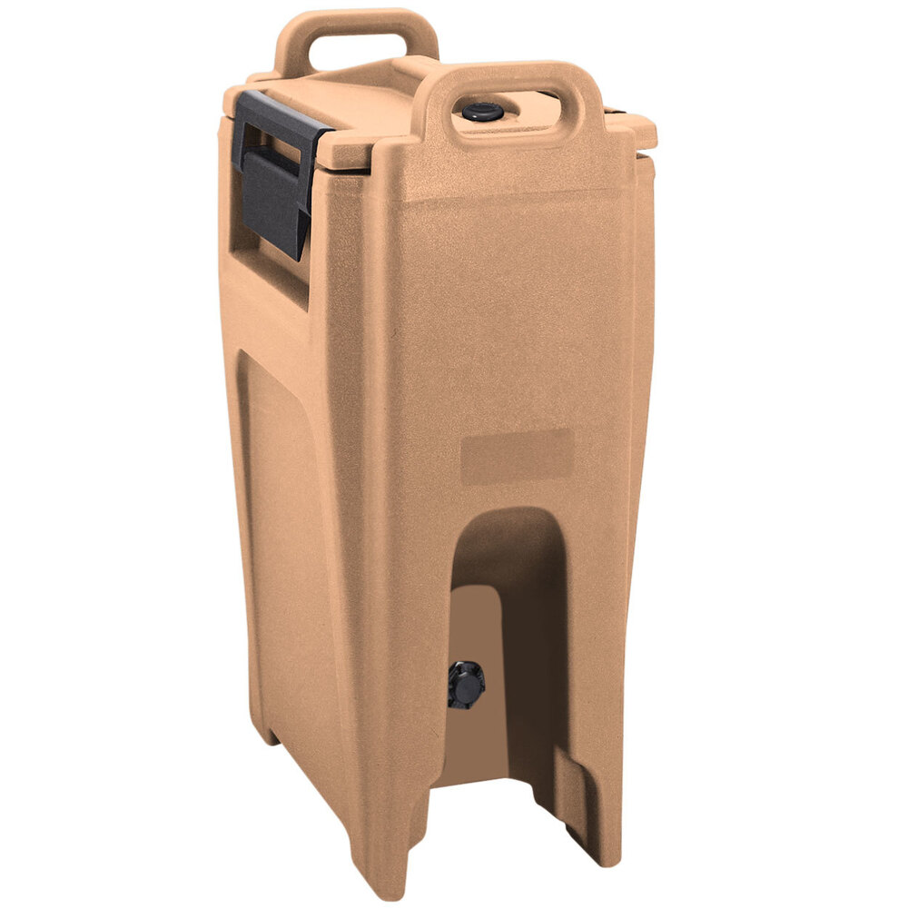 Cambro UC500PL157 Ultra Camtainer® 5.25 Gallon Coffee Beige Insulated ...
