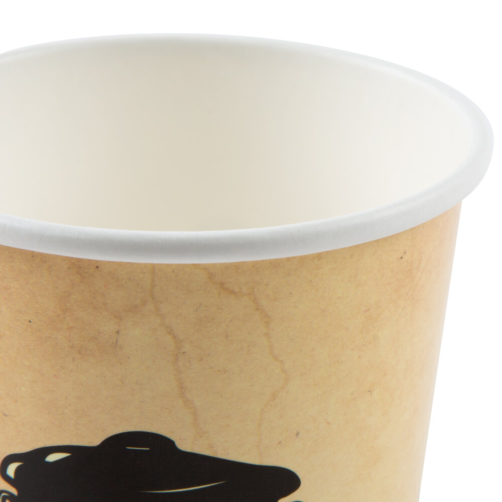 Choice 16 oz. Medley Double Poly-Coated Paper Soup / Hot Food Cup - 50/Pack