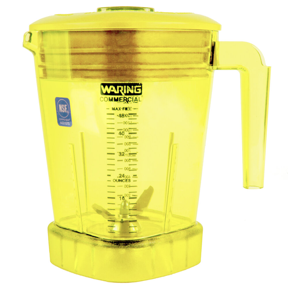 Waring CAC93X-03 The Raptor 48 oz. Yellow Copolyester Colored Blender ...