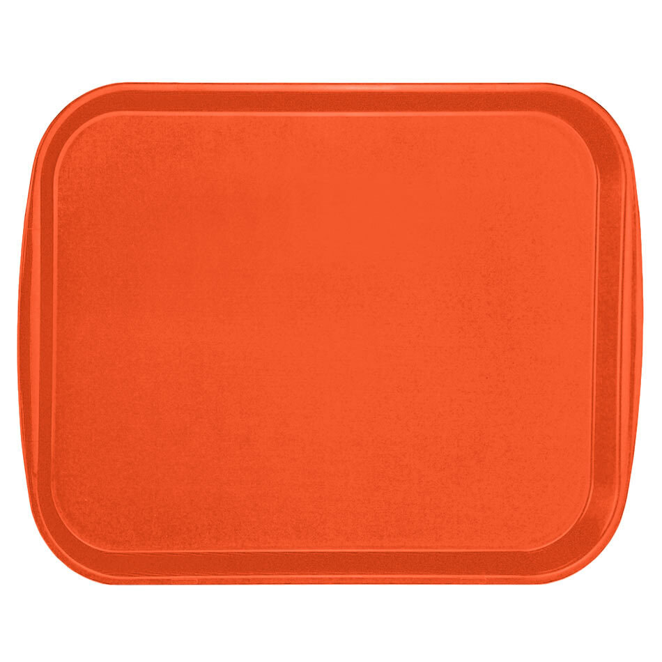 Vollrath 1217-03 Traex® 12" x 17" Orange Rectangular Premium Plastic ...