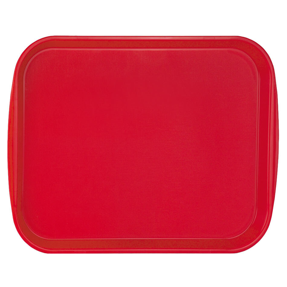 Vollrath 1418-02 Traex® 14" x 18" Red Rectangular Premium Plastic Fast ...