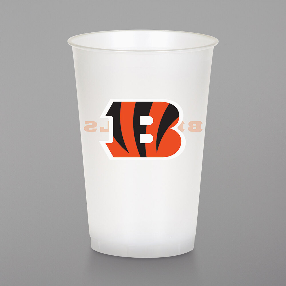 Creative Converting Cincinnati Bengals 20 oz. Plastic Cup - 96/Case