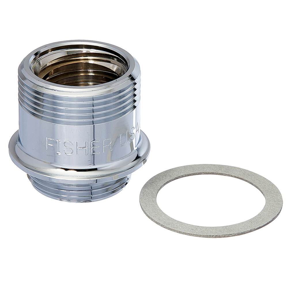 Fisher 3000-3305 1/2" Left Hand Brass Stem Adapter