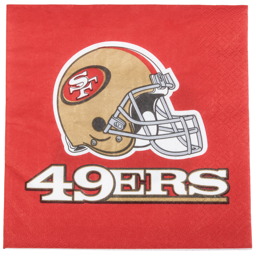 San Francisco 49ers Napkins (192/Case)