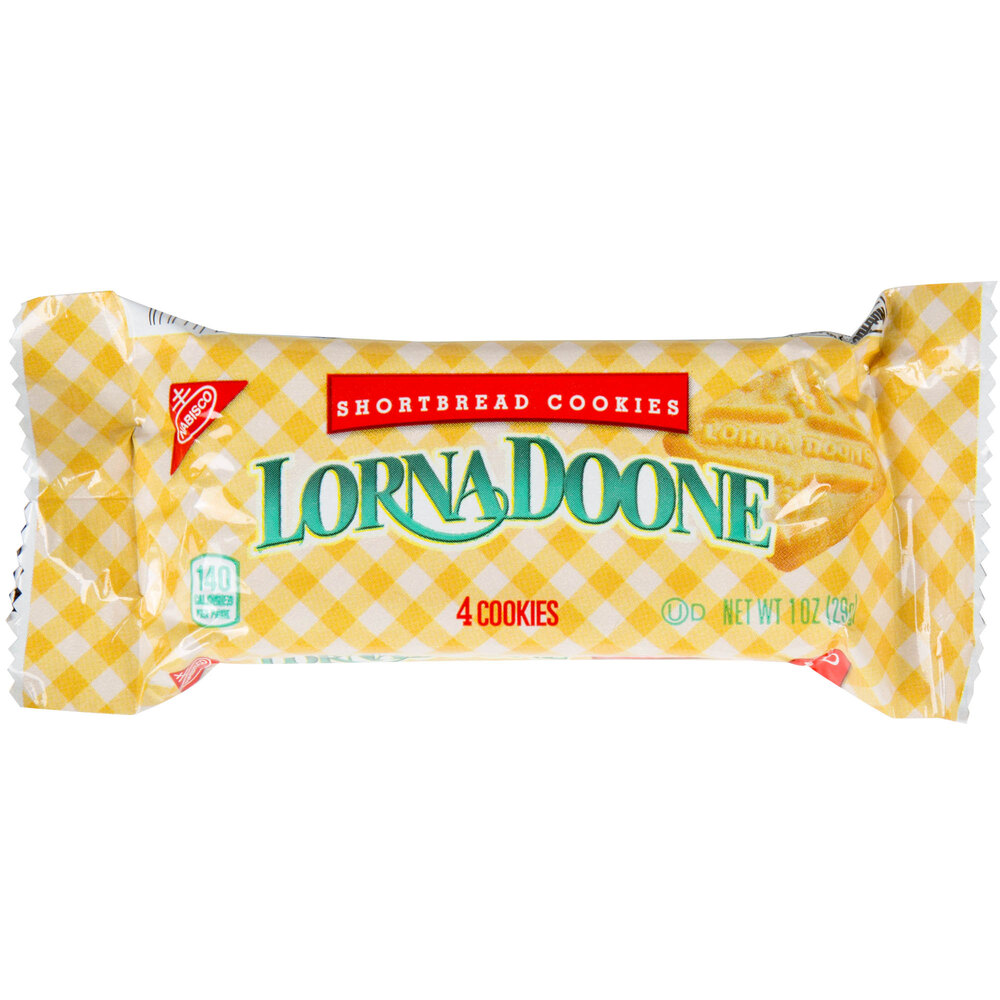Nabisco Lorna Doone 1 oz. Shortbread Cookie Snack Pack - 120/Case