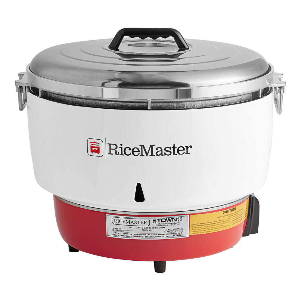 Town RS-50N-R Natural Gas 110 Cup (55 Cup Raw) Gas Rice Cooker / Warmer ...