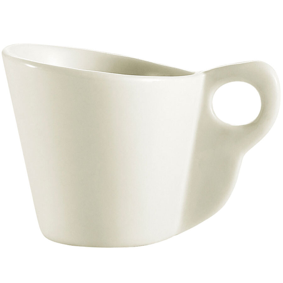 CAC SOH-1 Soho 7.5 oz. Ivory (American White) Stoneware Coffee Cup - 36 ...