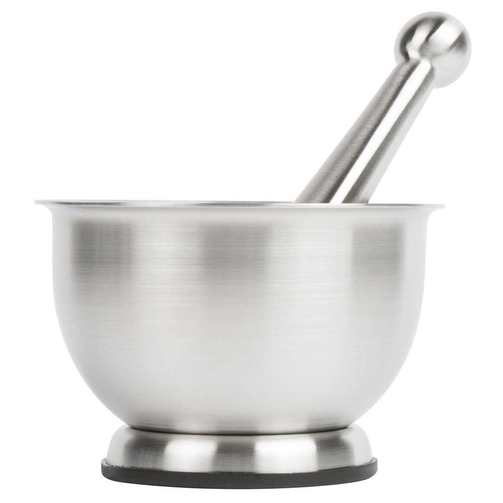 5" Stainless Steel Mortar and Pestle Set